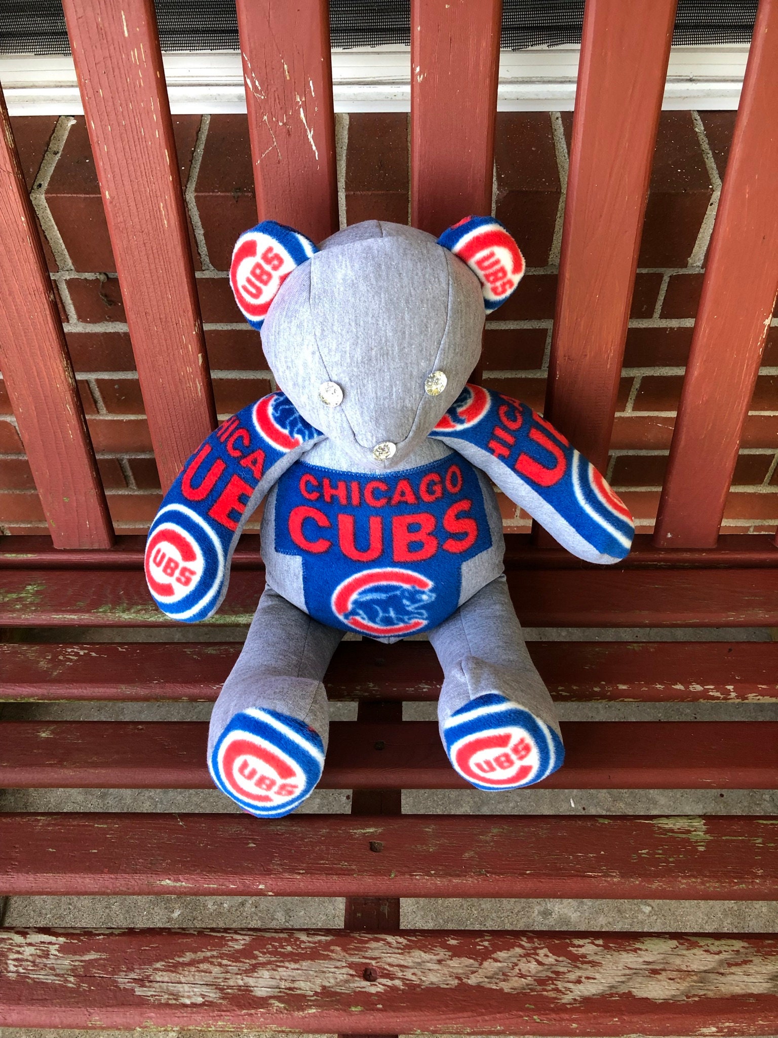 Chicago Cubs Teddy Bear - Etsy