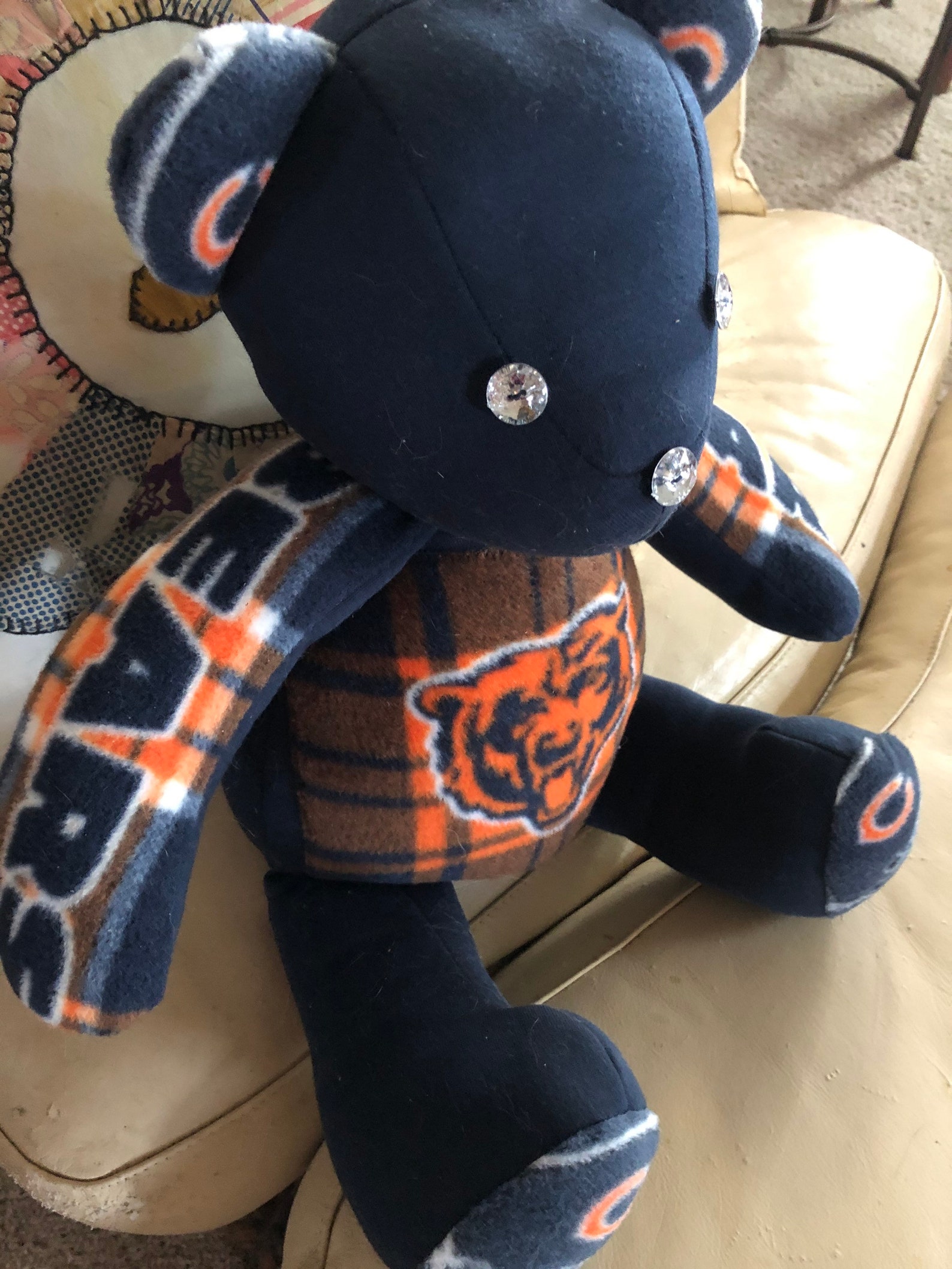 Chicago Bears Handmade Teddy Bear | Etsy