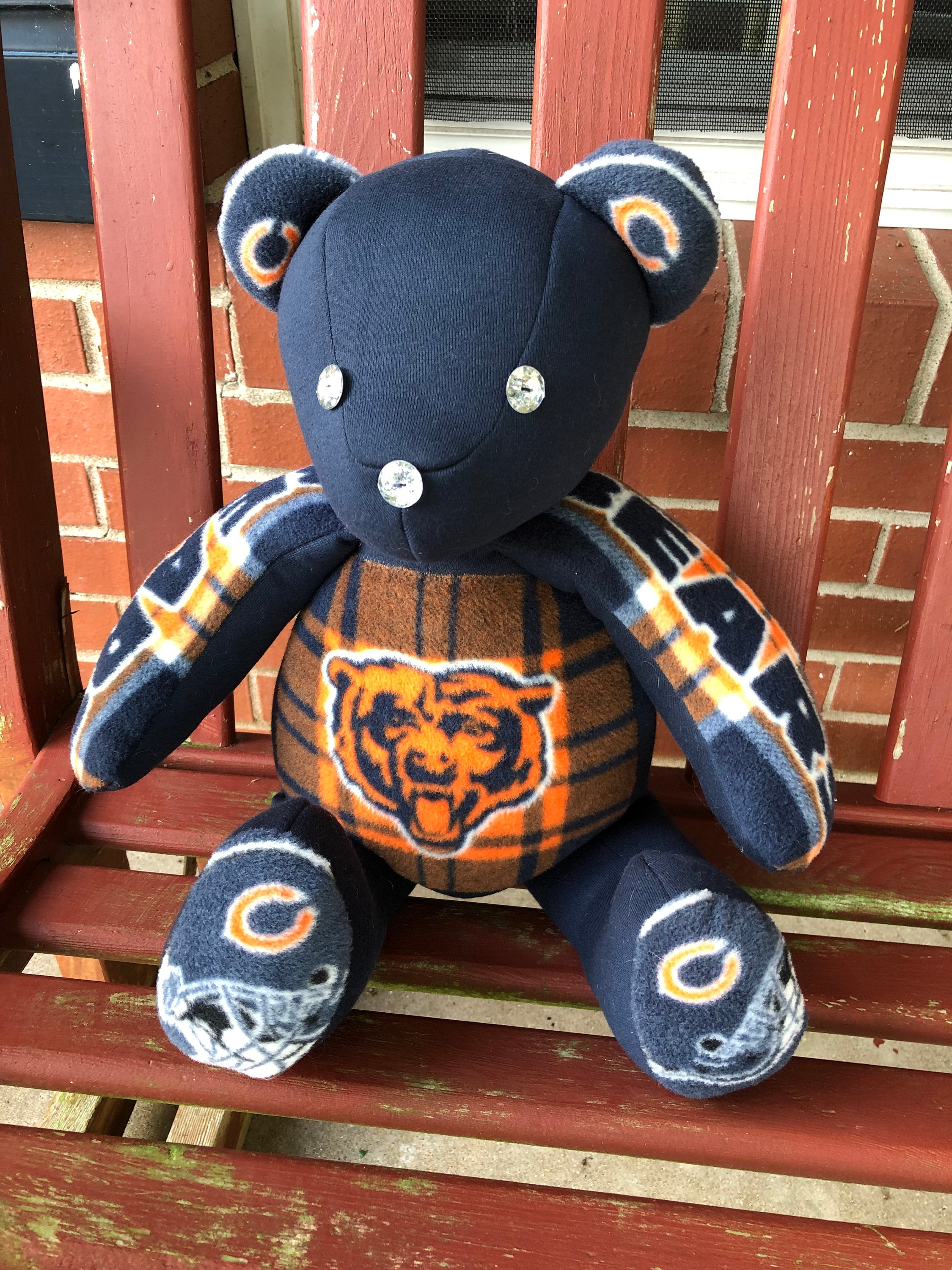 Chicago Bears Handmade Teddy Bear - Etsy