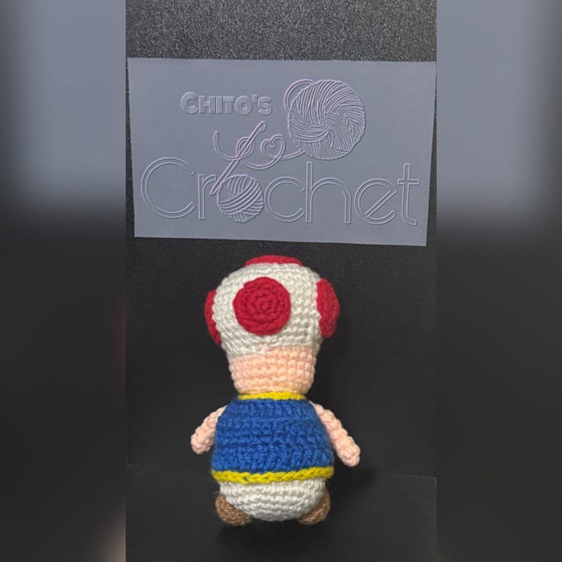 Crochet Mario Bros Toad Amigurumi Toy Doll Plush - Etsy