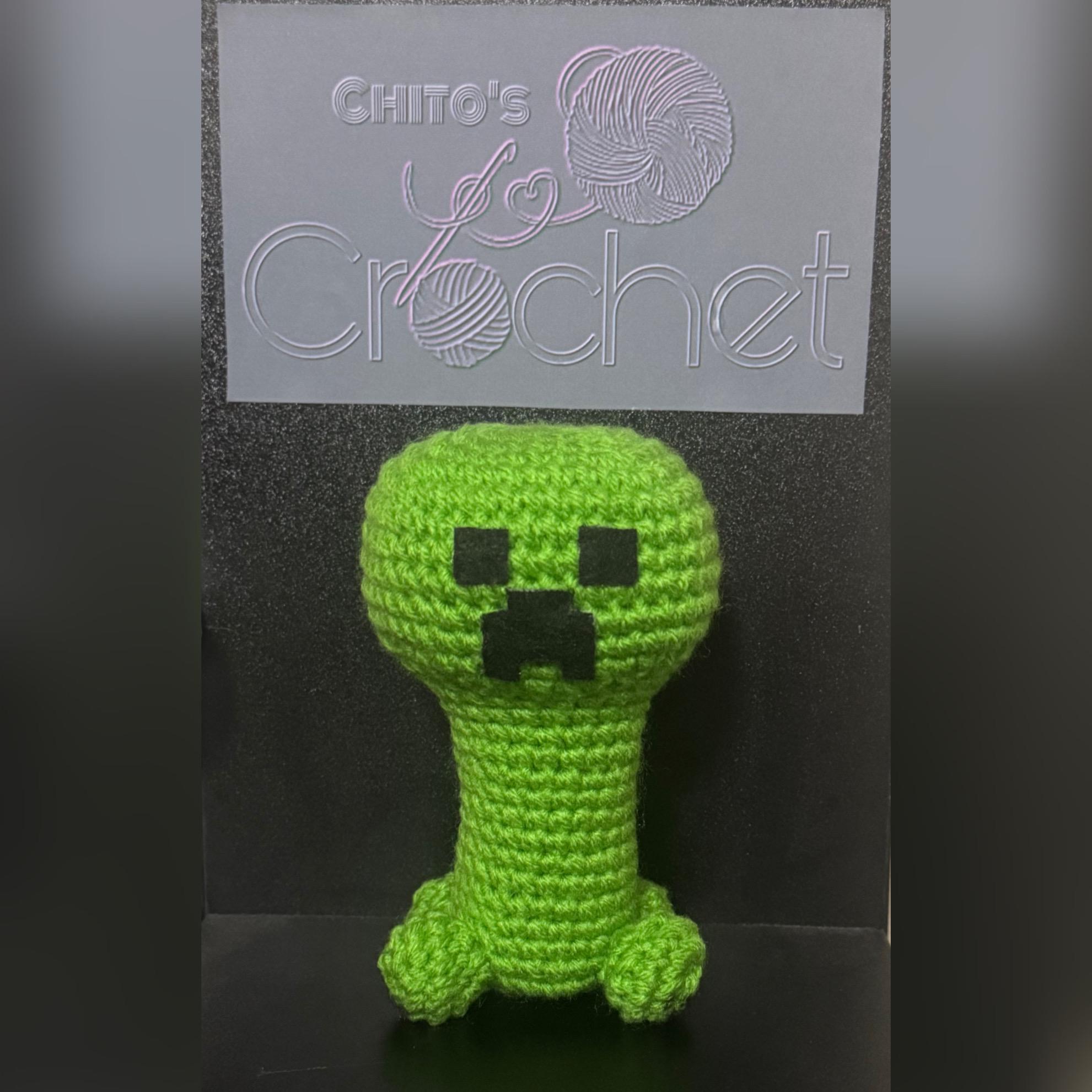 Creeper Minecraft Crochet Amigurumi Toy Doll Plush - Etsy