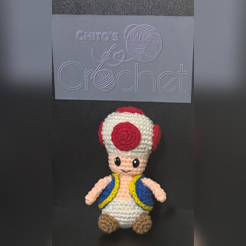 Crochet Mario Bros Toad Amigurumi Toy Doll Plush - Etsy Australia