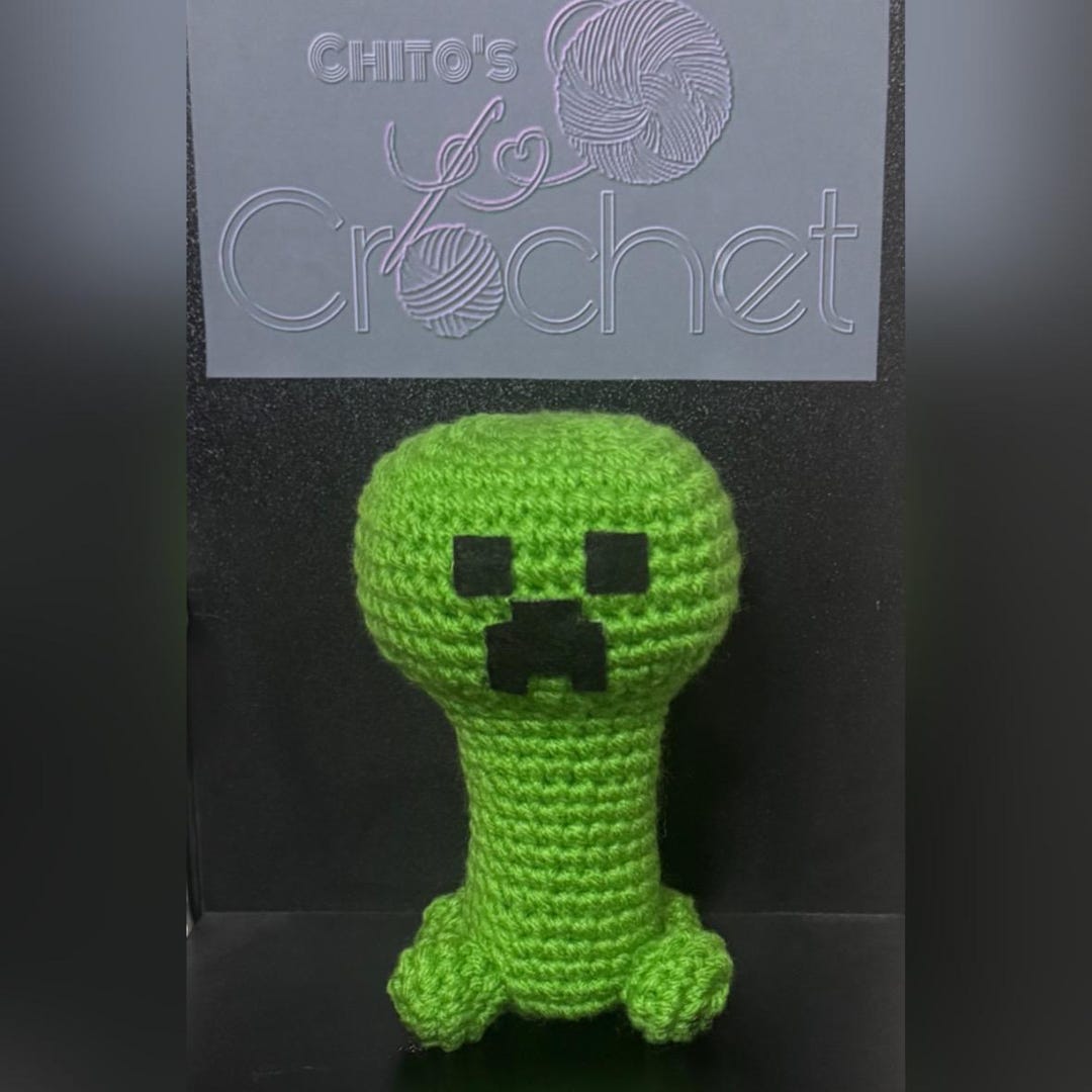 Creeper Minecraft Crochet Amigurumi Toy Doll Plush - Etsy