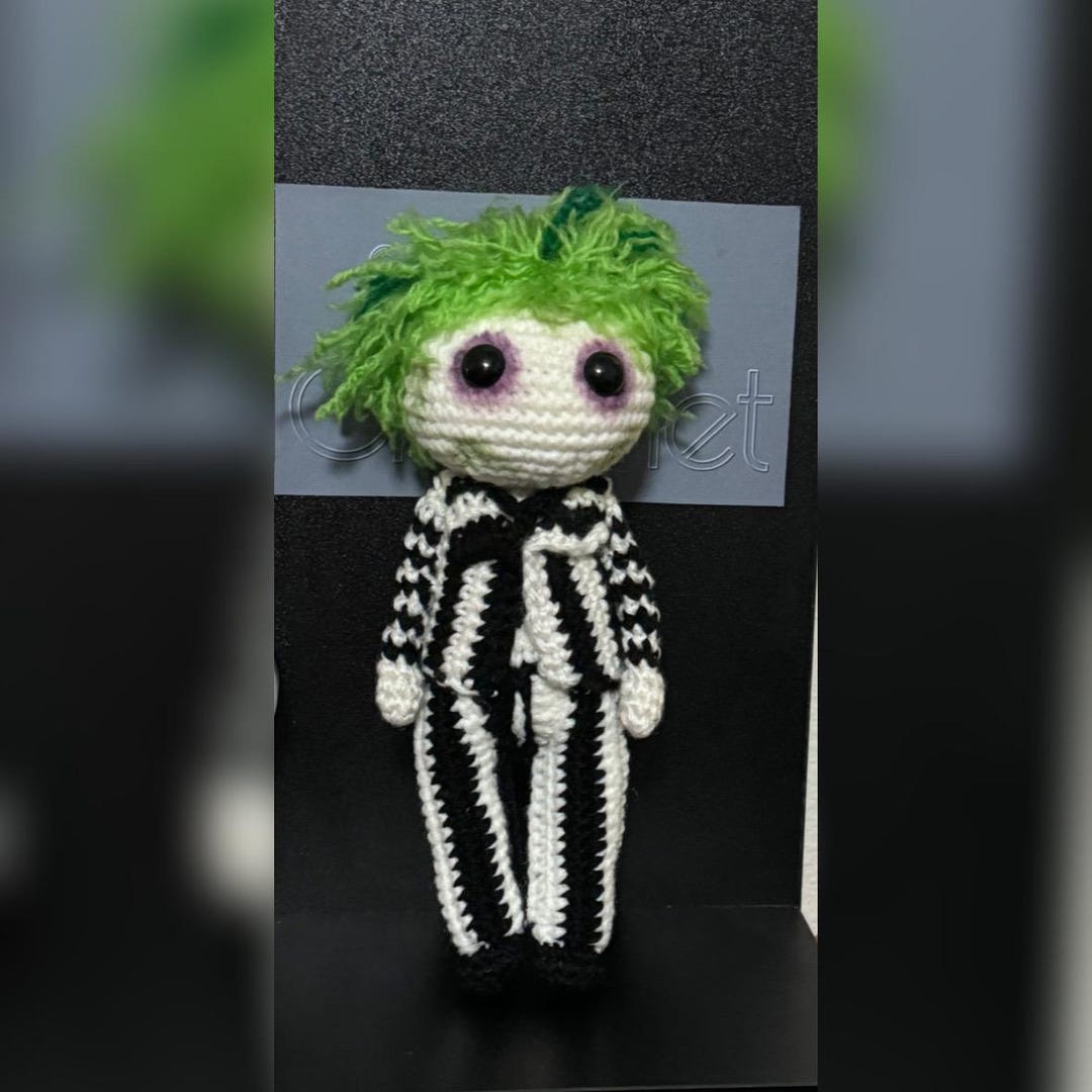 Amigurumi Beetlejuice Crochet - Etsy
