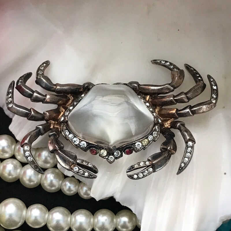 Crab Brooch - Etsy