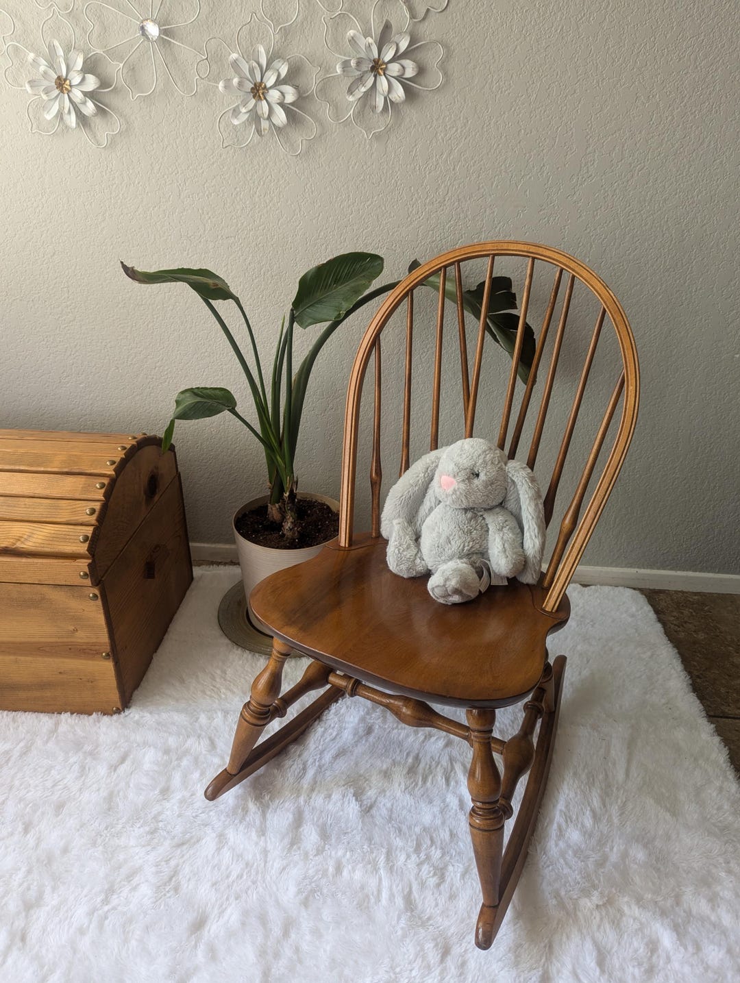 Nichols & Stone Vintage Kids Rocking Chair - Etsy