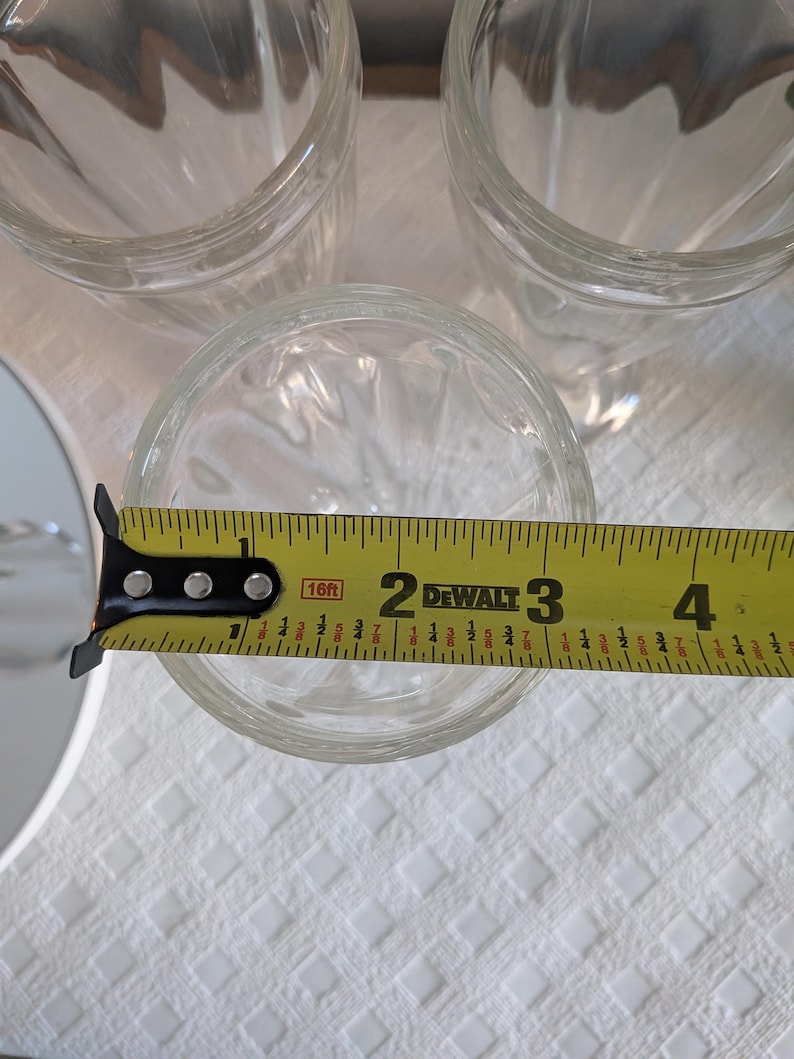Vintage Crisa 7" Tall Footed Milkshake Glasses | Soda Fountain Parlor ...