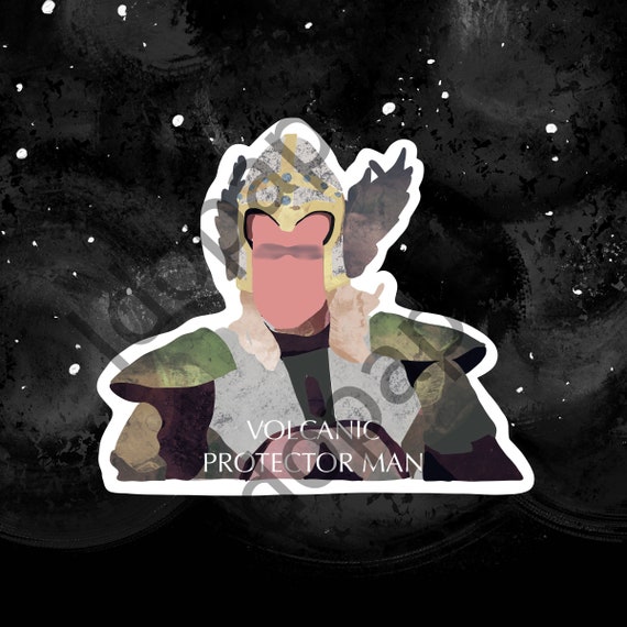 Volcano Man Volcanic Protector Man Fire Saga Eurovision | Etsy