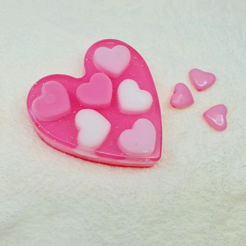 Heart Soap Bar, Pink Heart Soap, Love Soap, Valentine's Day Soap Gift ...