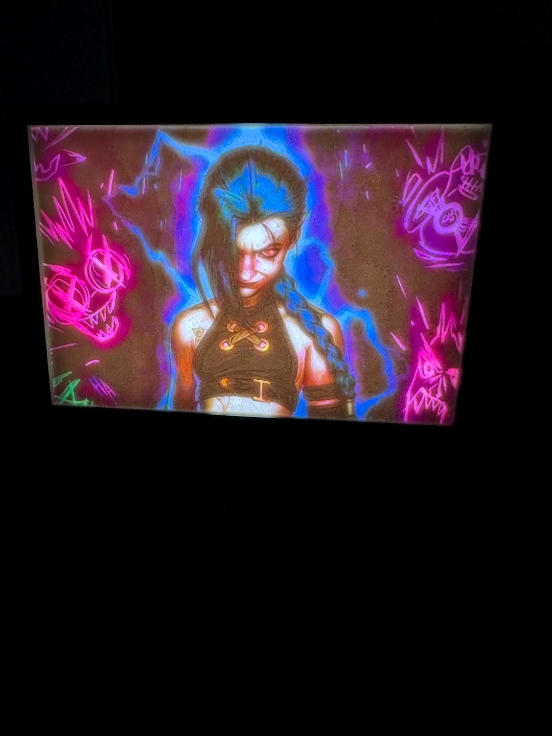 Jinx From League of Legends Light up Photo Frame - Etsy