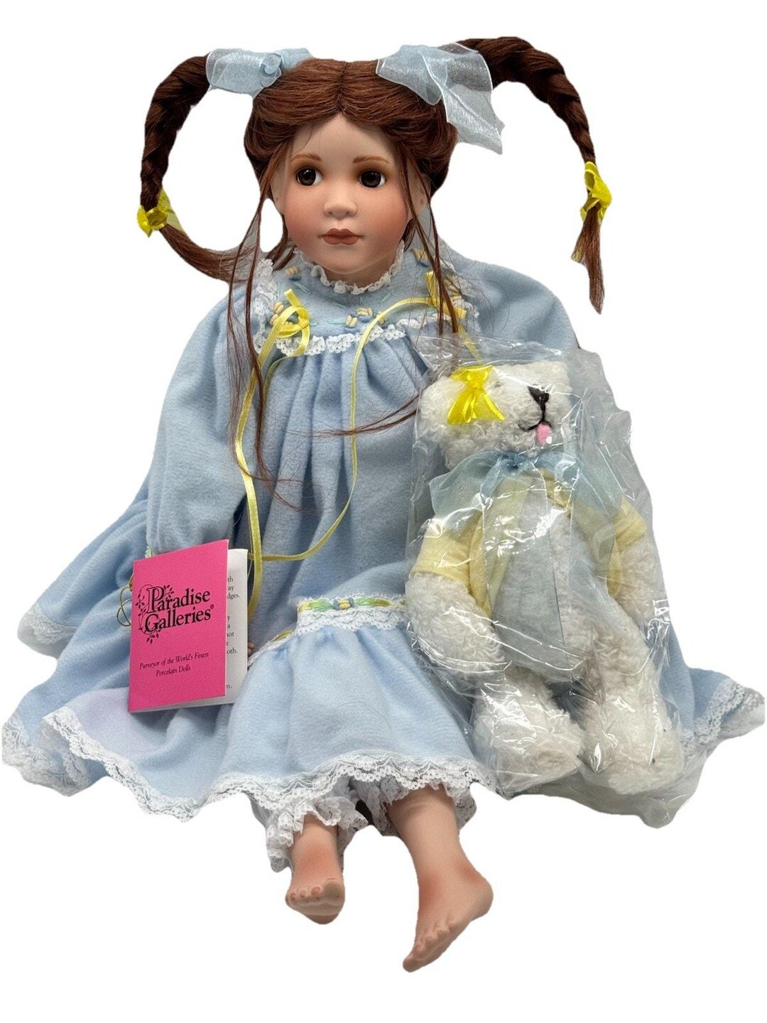 Paradise Galleries Rachel Talking Porcelain Doll 18” Pull String NIB ...