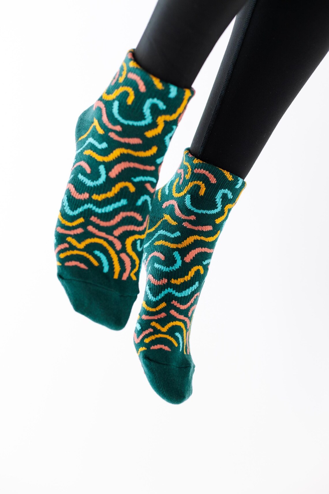 Groovy Grip - Pilates Grip Socks (ankle Length) - Etsy