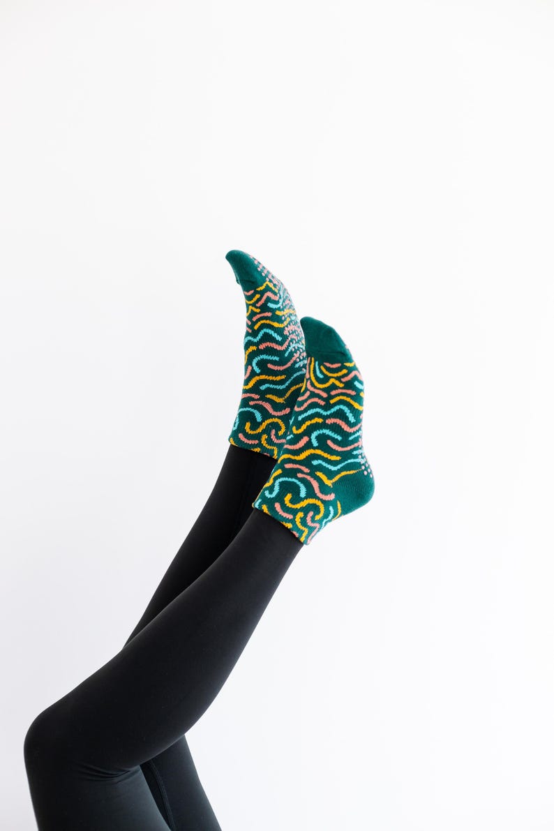 Groovy Grip - Pilates Grip Socks (ankle Length) - Etsy