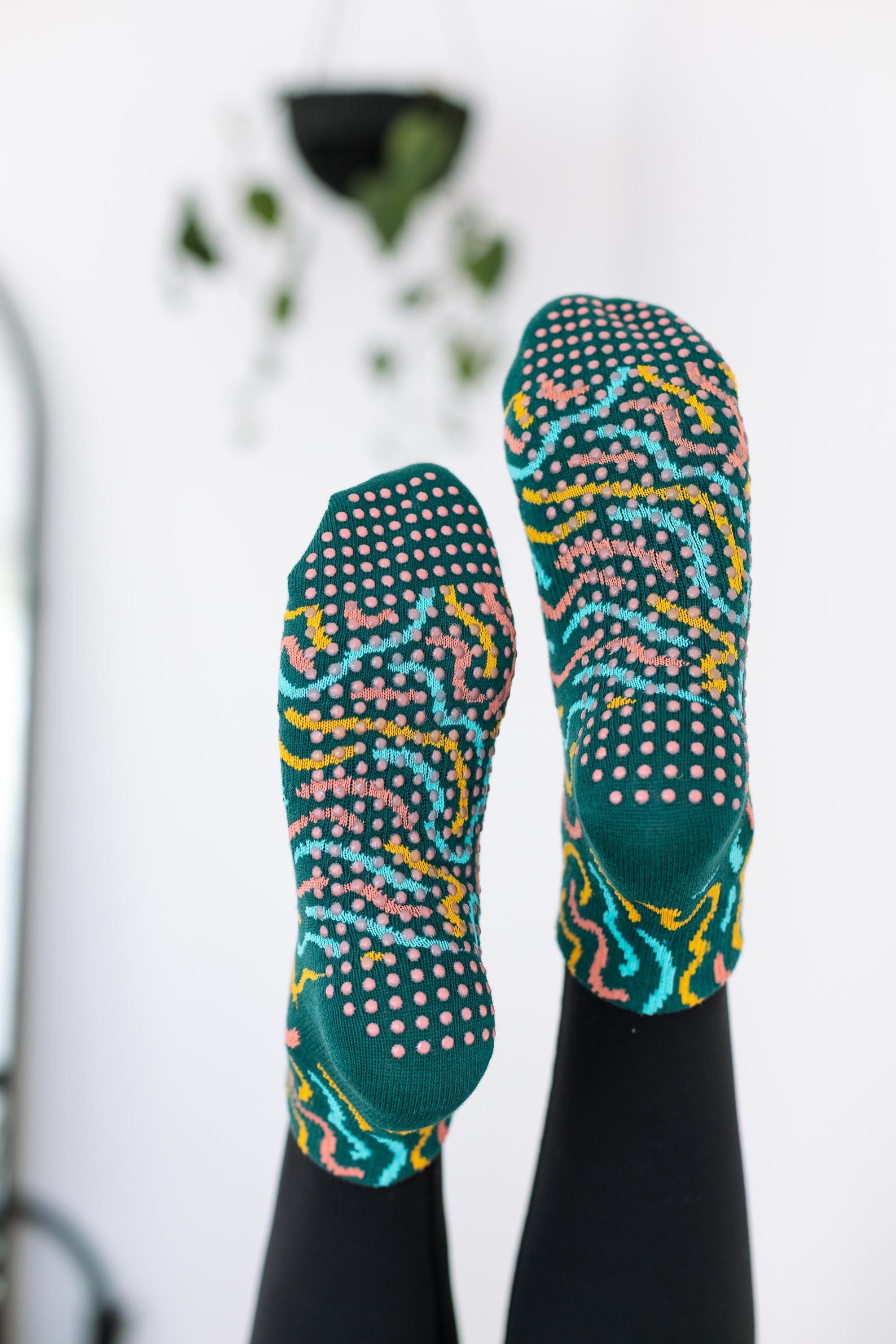 Groovy Grip - Pilates Grip Socks (ankle Length) - Etsy