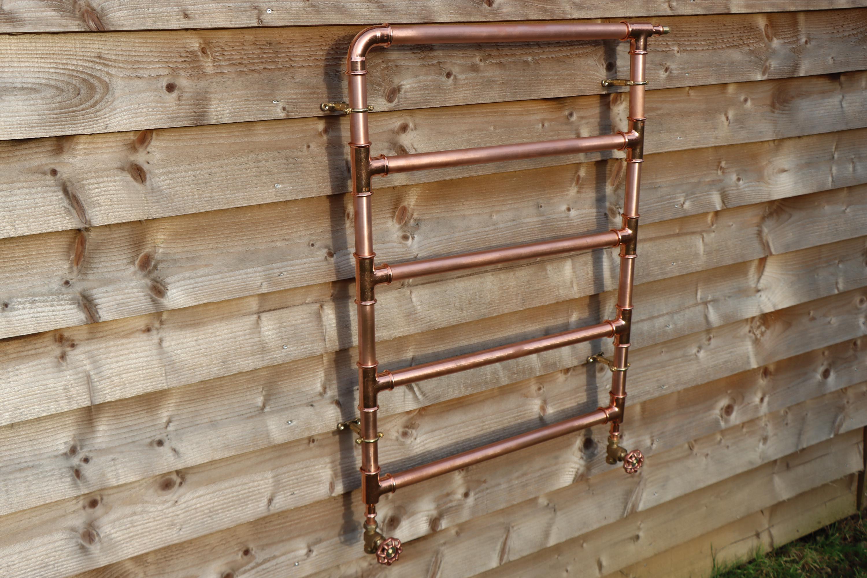 Copper Towel Radiator, Bathroom, Cloakroom. En Suite - Etsy