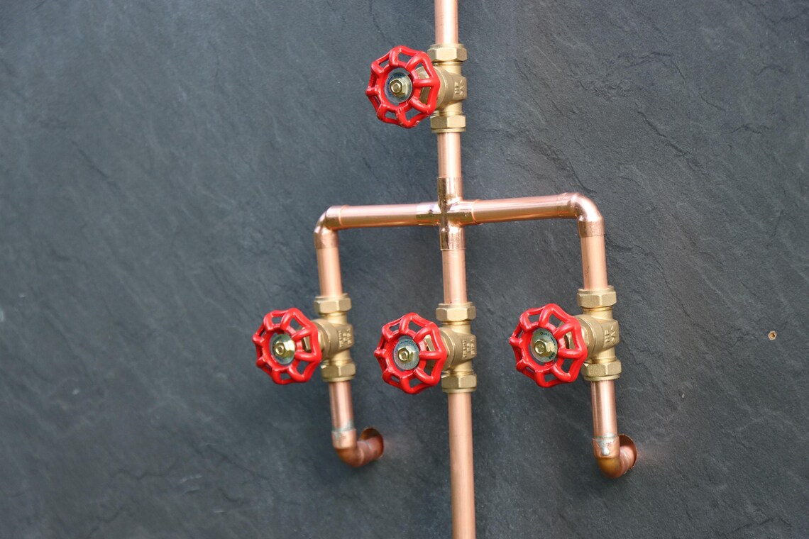 Copper Shower System, Bathroom, Cloakroom. En Suite - Etsy