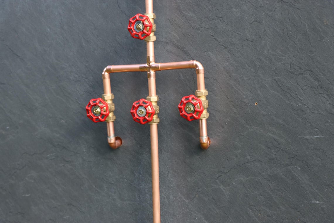Copper Shower System, Bathroom, Cloakroom. En Suite - Etsy