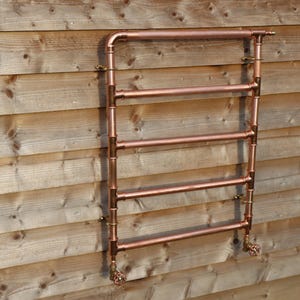 Copper Towel Radiator, Bathroom, Cloakroom. En Suite - Etsy