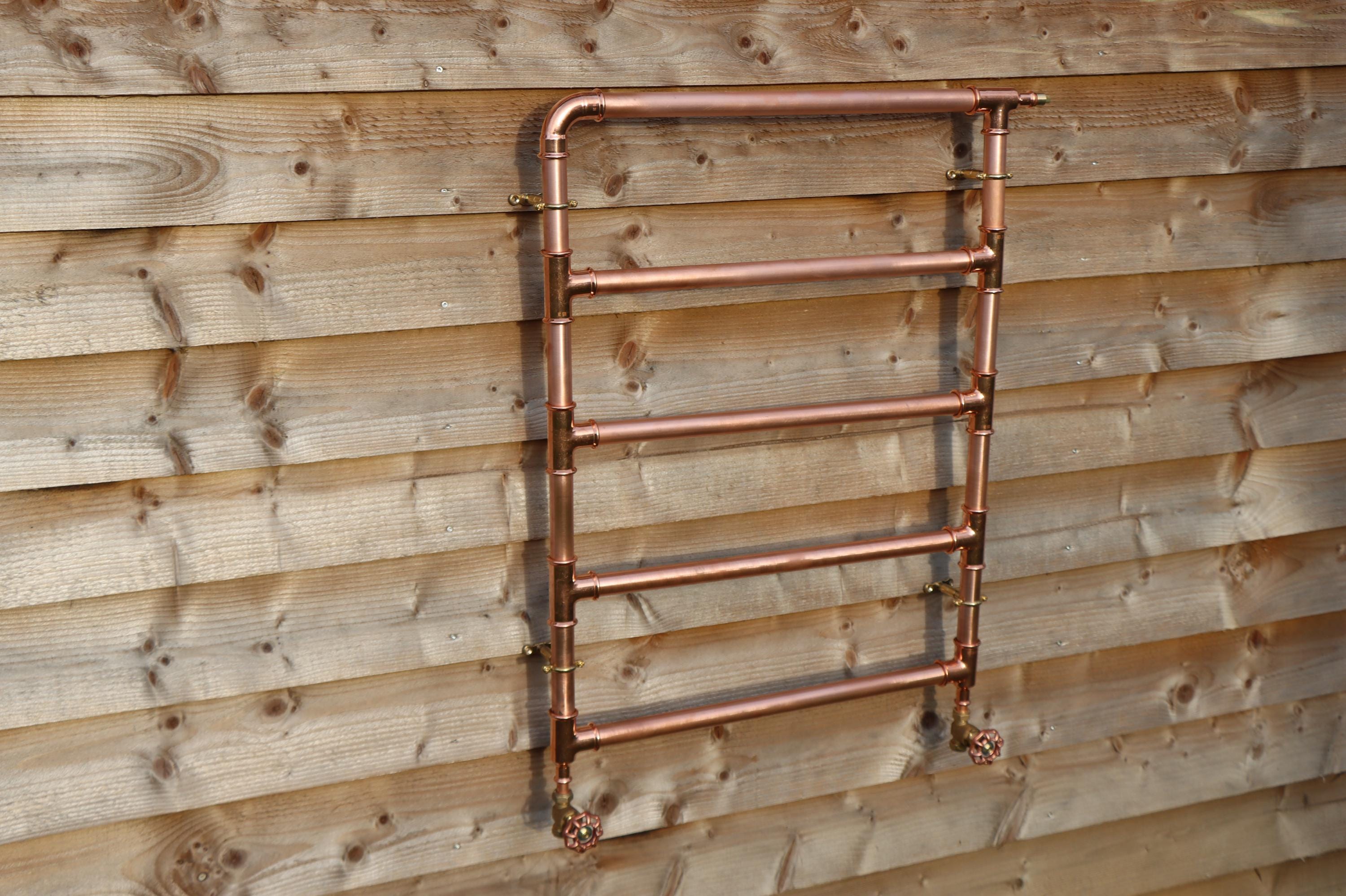 Copper Towel Radiator, Bathroom, Cloakroom. En Suite - Etsy