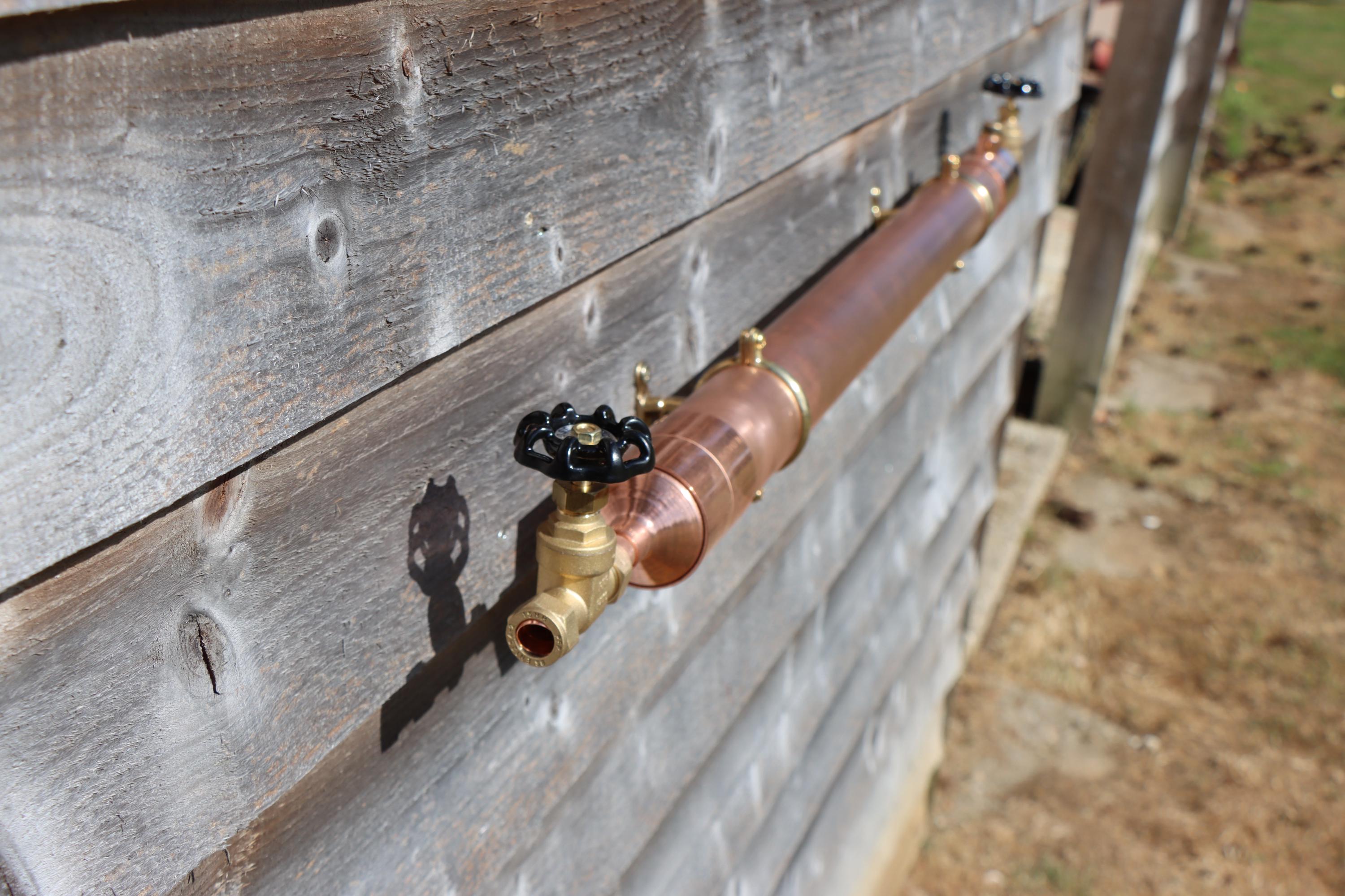 Copper Tubular Radiator, Bathroom, Cloakroom. En Suite - Etsy