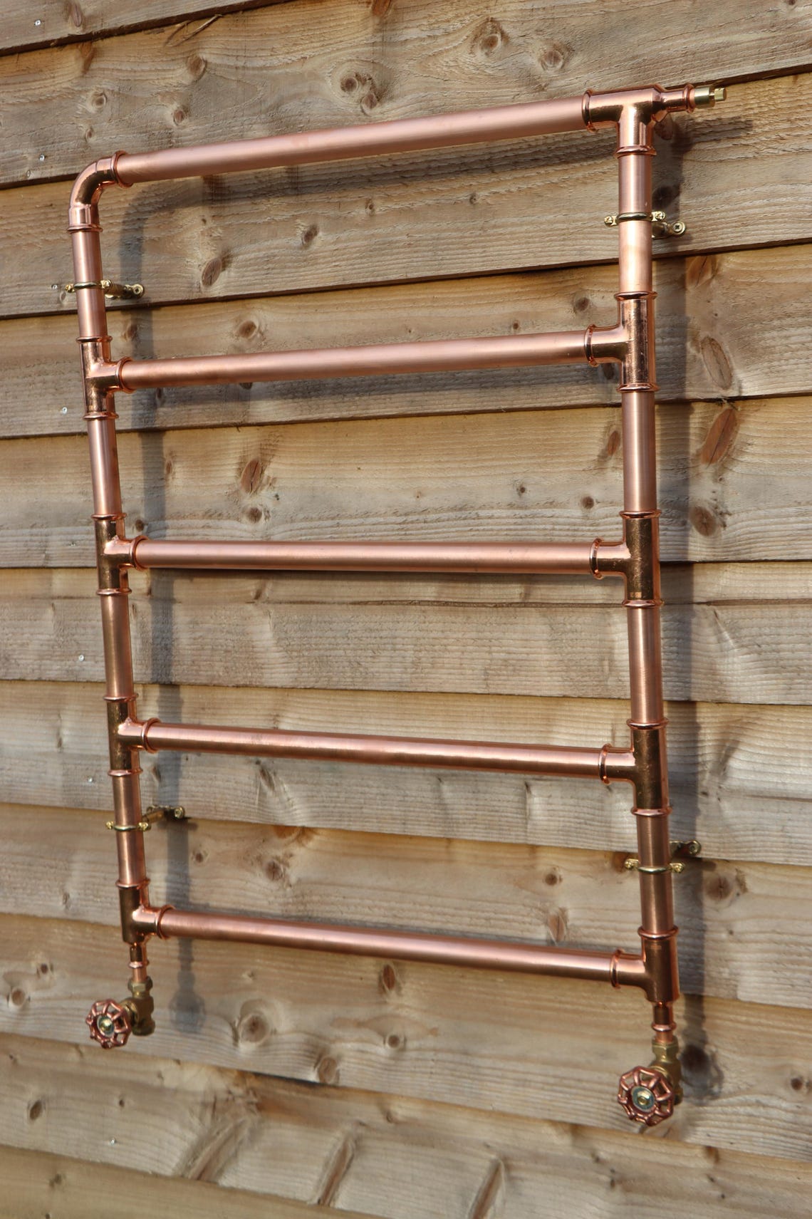 Copper Towel Radiator, Bathroom, Cloakroom. En Suite - Etsy