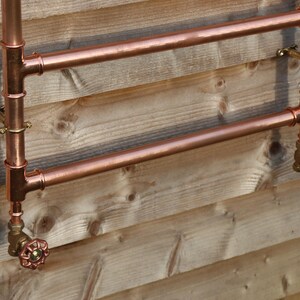 Copper Towel Radiator, Bathroom, Cloakroom. En Suite - Etsy