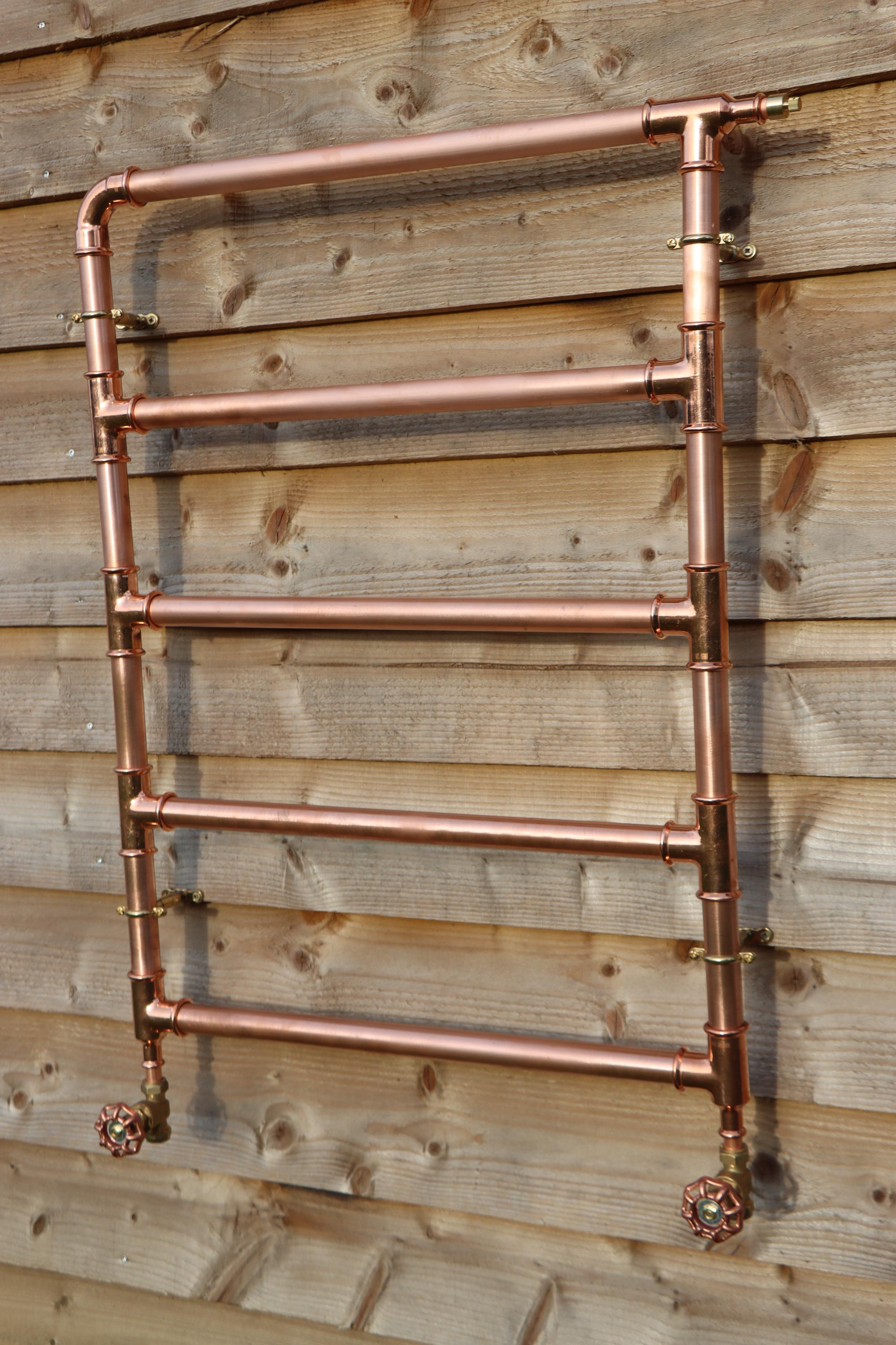 Copper Towel Radiator, Bathroom, Cloakroom. En Suite - Etsy