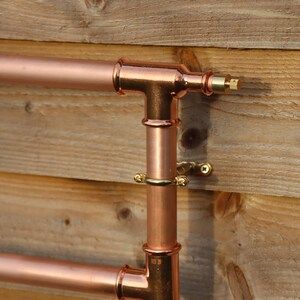 Copper Towel Radiator, Bathroom, Cloakroom. En Suite - Etsy
