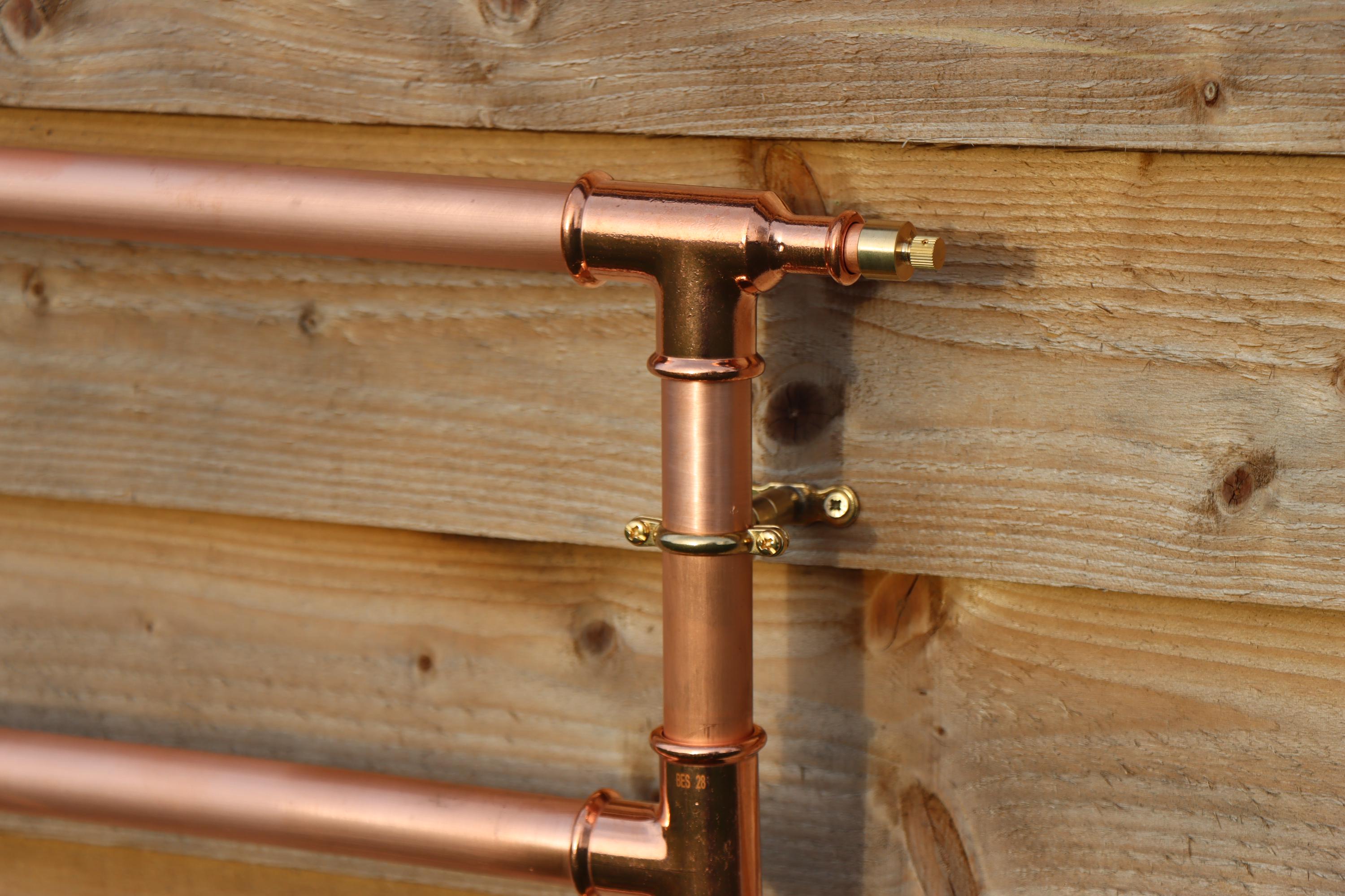 Copper Towel Radiator, Bathroom, Cloakroom. En Suite - Etsy