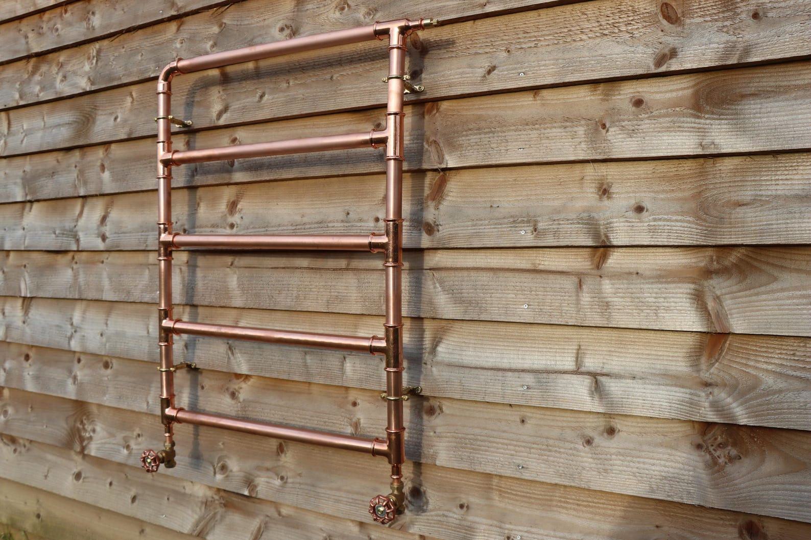 Copper Towel Radiator, Bathroom, Cloakroom. En Suite - Etsy
