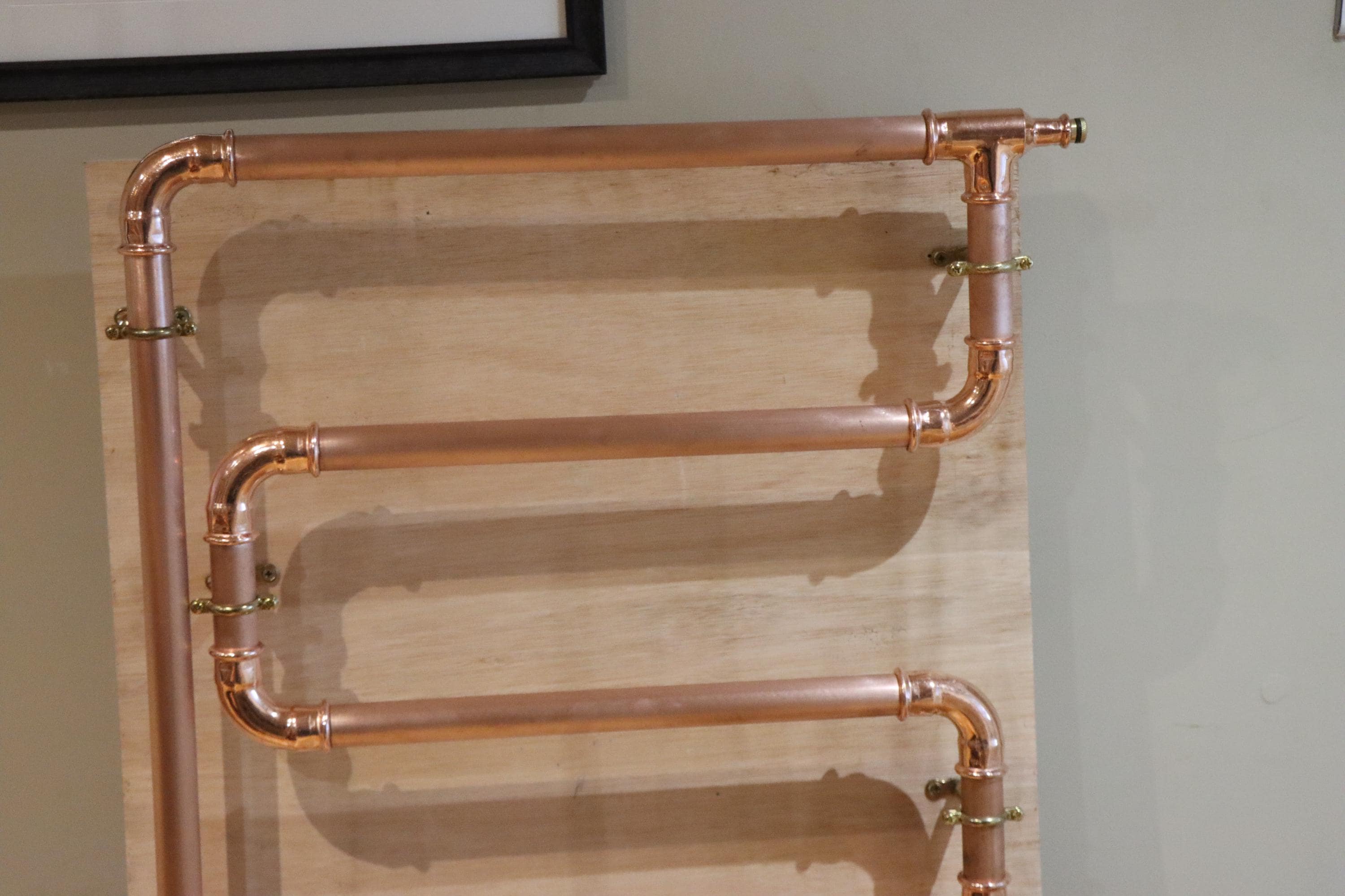 Copper Towel Radiator, Bathroom, Cloakroom. En Suite - Etsy