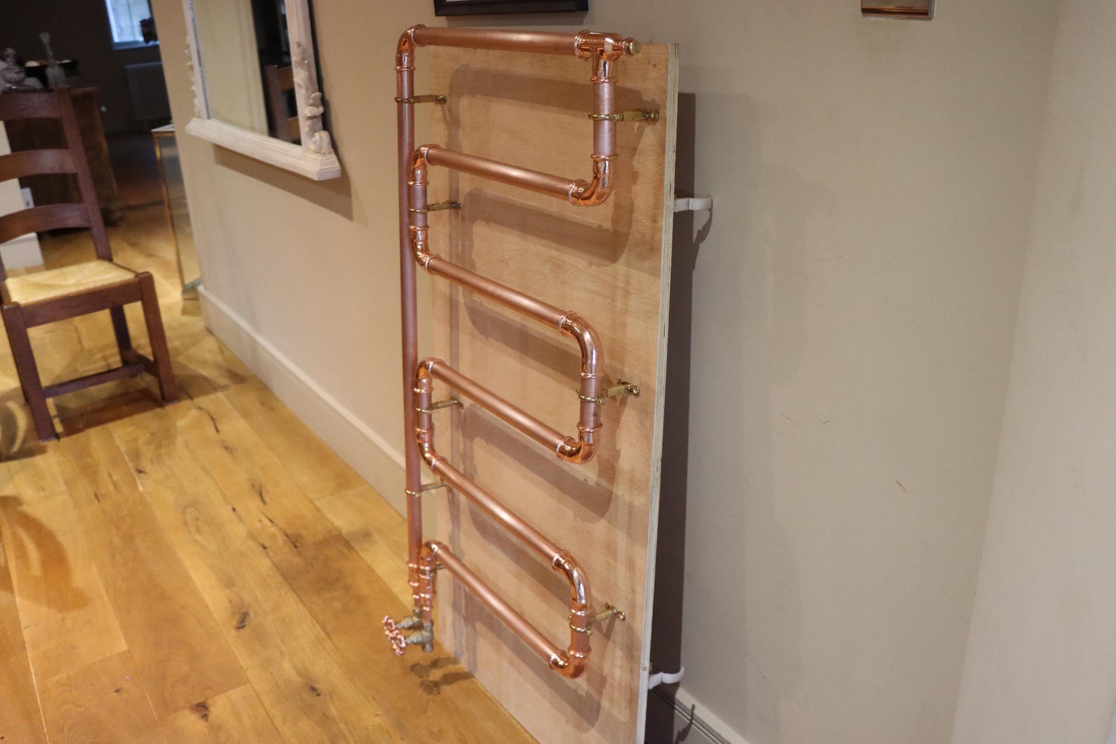 Copper Towel Radiator, Bathroom, Cloakroom. En Suite - Etsy