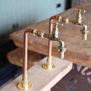 Copper Sink Taps,kitchen Bathroom, Cloakroom. En Suite - Etsy