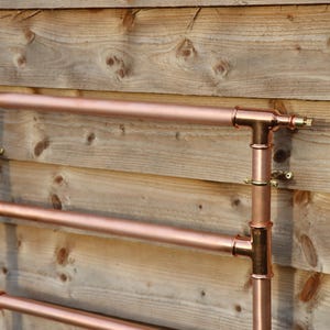 Copper Towel Radiator, Bathroom, Cloakroom. En Suite - Etsy