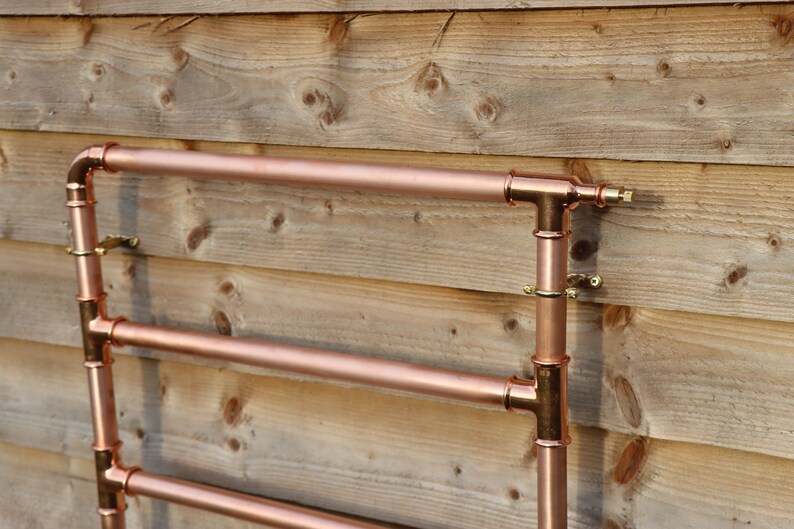 Copper Towel Radiator, Bathroom, Cloakroom. En Suite - Etsy