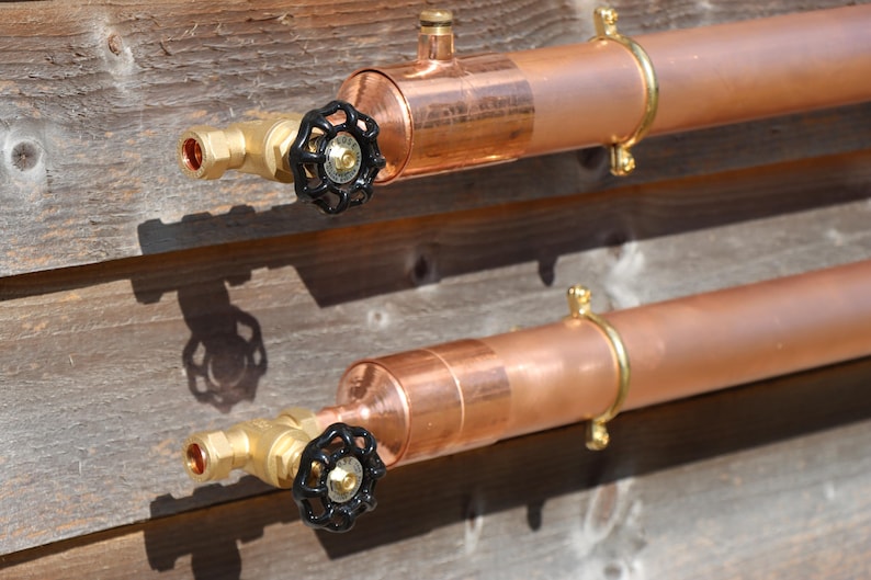 Copper Tubular Radiator, Bathroom, Cloakroom. En Suite - Etsy