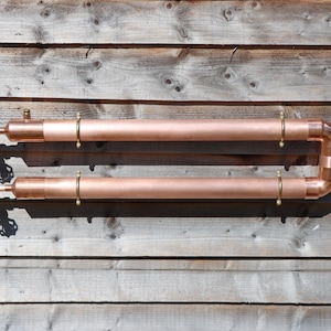 Copper Tubular Radiator, Bathroom, Cloakroom. En Suite - Etsy