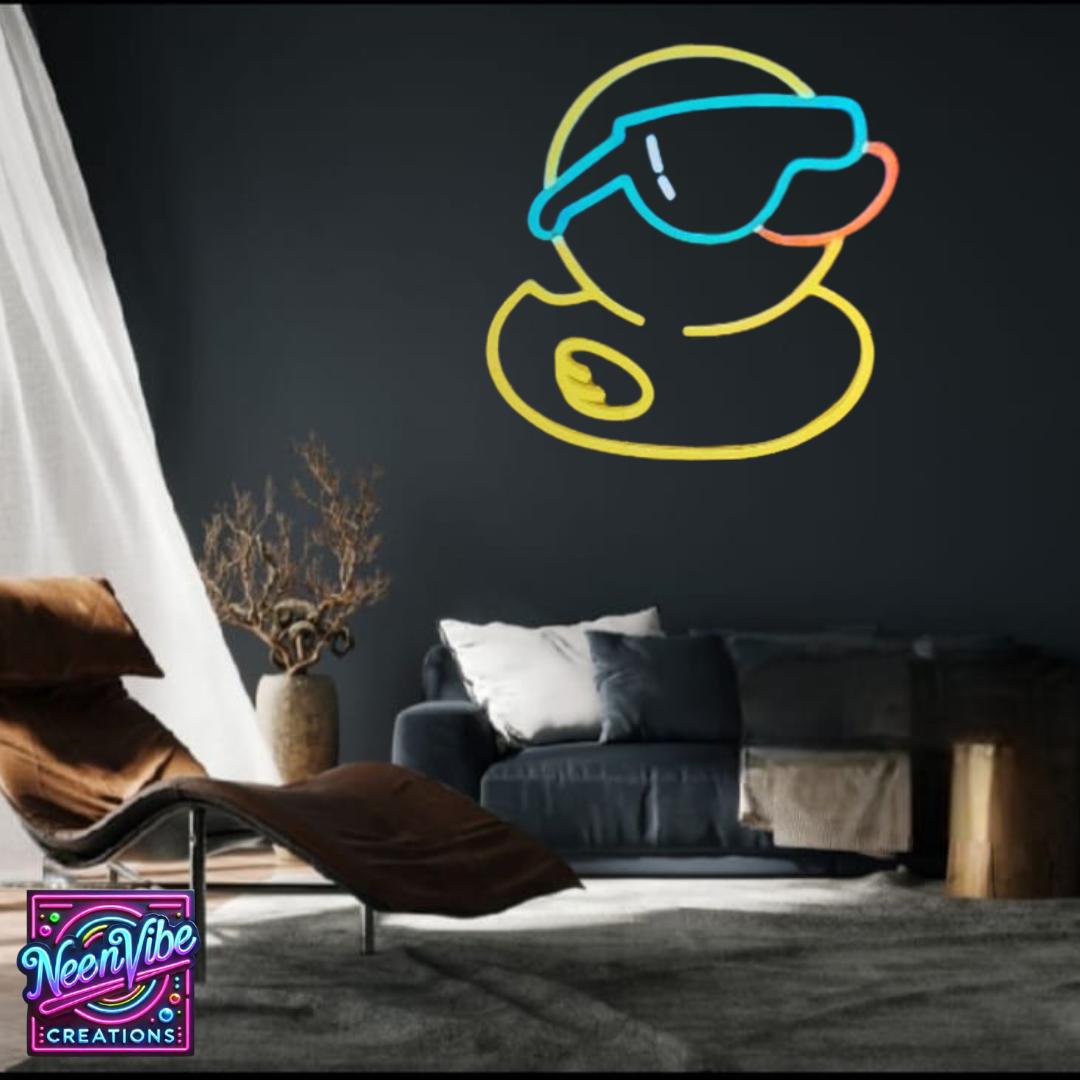 Rubber Duck Neon Light Cute Neon Sign Decor for Bedroom, Kids Room ...
