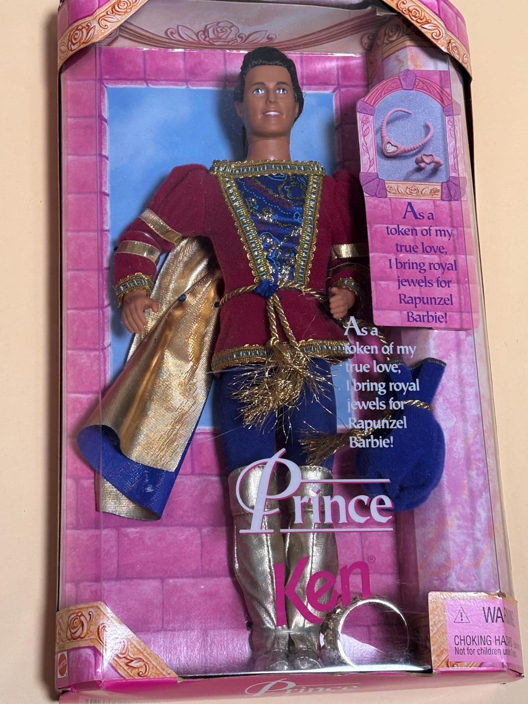Prince Ken 1997 Mattel #18080 Prince Ken Doll From Rapunzel NIB- Barbie ...