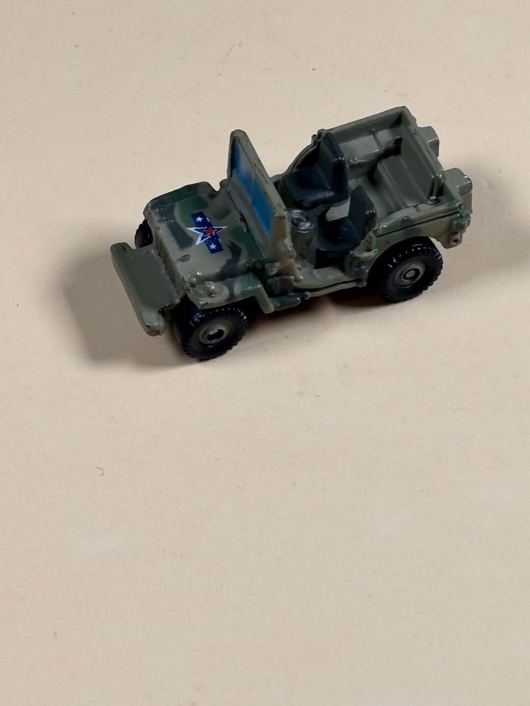 Micro Machines Army Jeep Green Camouflage 1994 LGT Galoob Willys Jeep ...