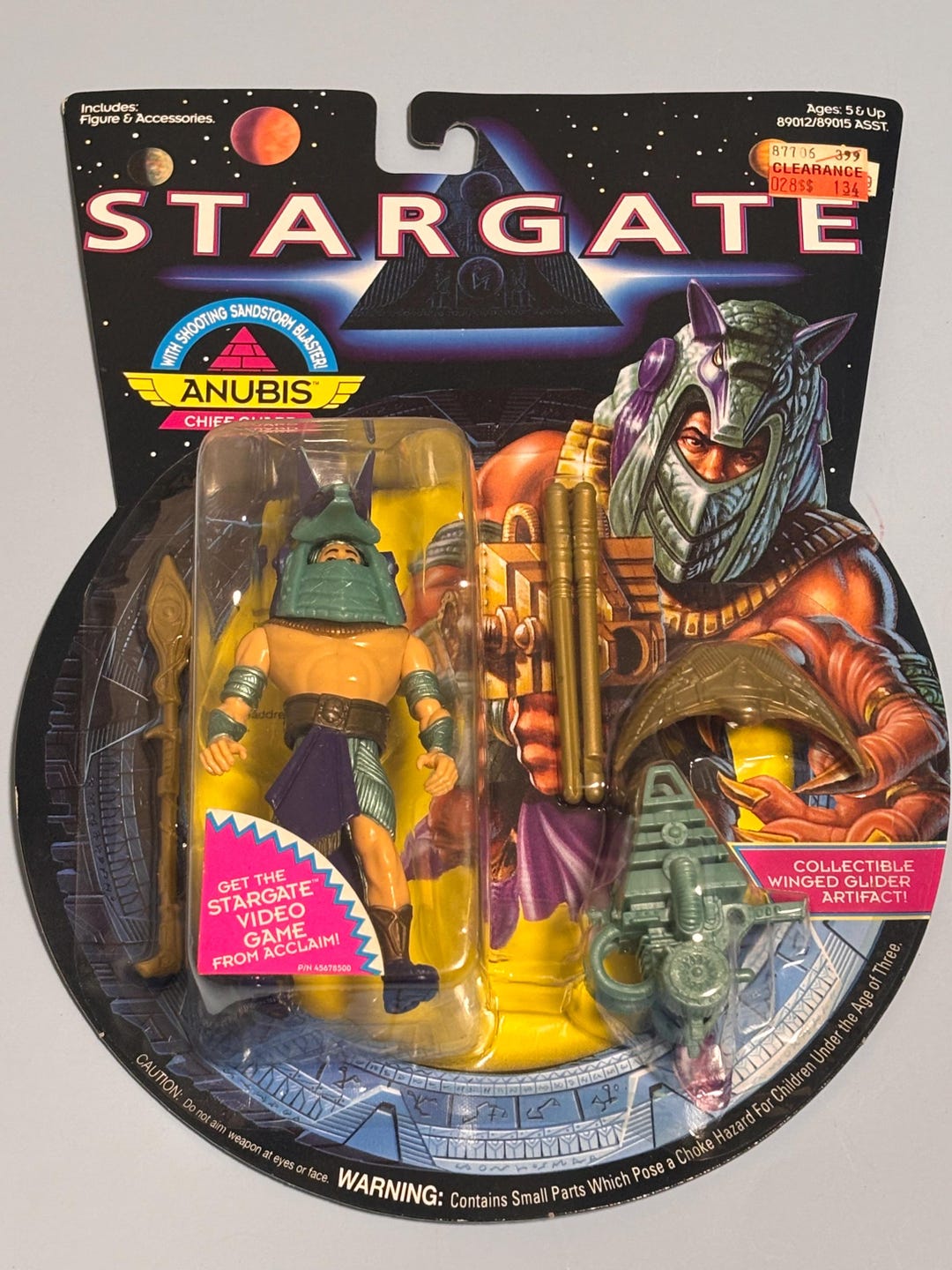 Stargate Anubis Chief Guard Figure 1994 Hasbro Toy Vintage New - Etsy