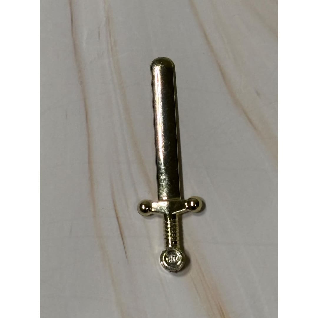 LEGO Chrome Gold Greatsword Sword Blade Minifigure Castle Weapon Part ...