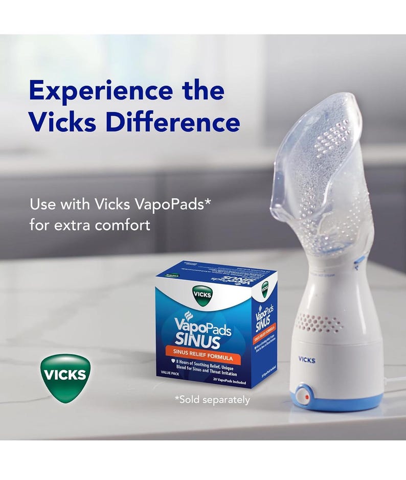 Vicks Sinus Inhaler Non-medicated Steam Relief Allergies Congestion ...