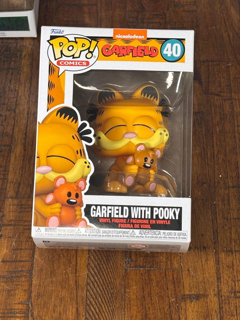 Funko Pop! Comics Vinyl: Nickelodeon - Garfield With Pooky #40 Figure ...