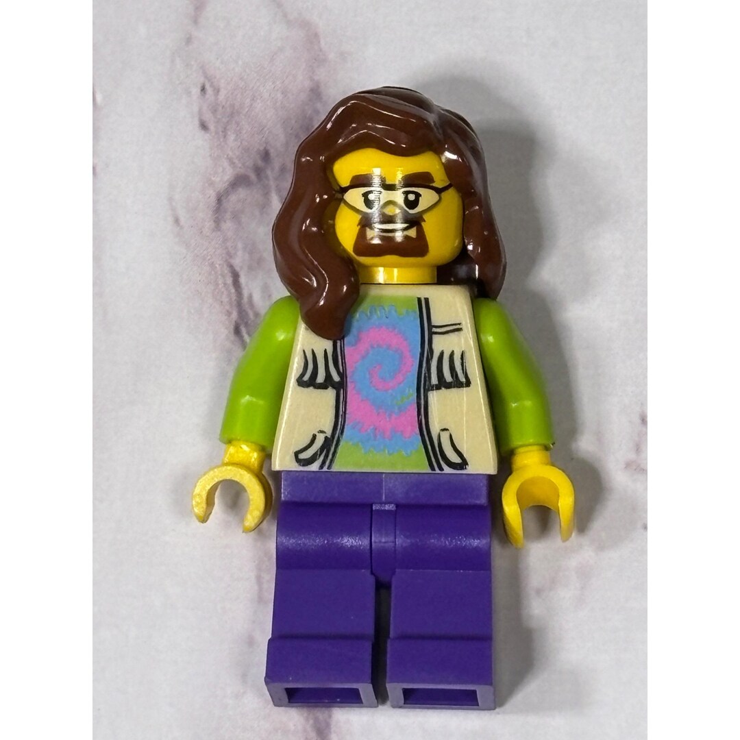 Lego Collectible Minifigure Hippie Series 7 Col107 Col07-11 Yellow ...