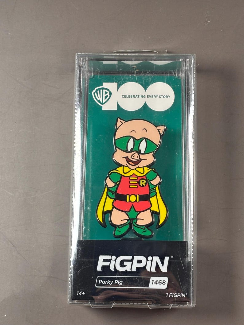 Figpin Looney Tunes Daffy Duck as Superman Enamel Pin #1466 Warner Bros ...