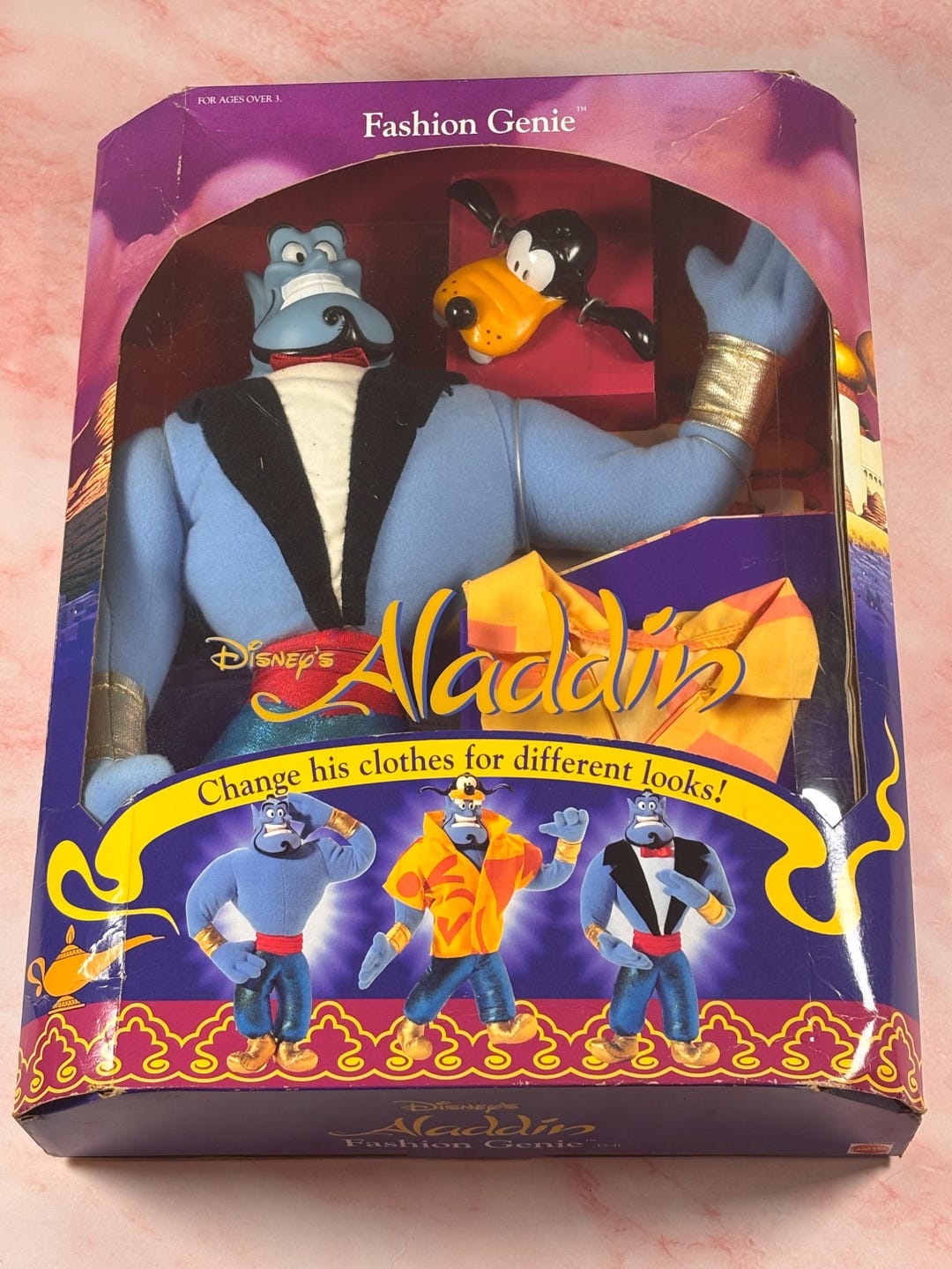 Vintage 1993 Mattel Disney Aladdin Fashion Genie Doll Goofy Hat Barbie ...