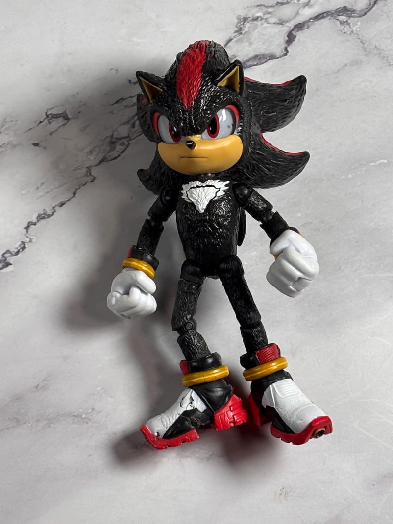 Sonic the Hedgehog 3 Movie Light up Shadow Action Figure 2024 Jakks ...