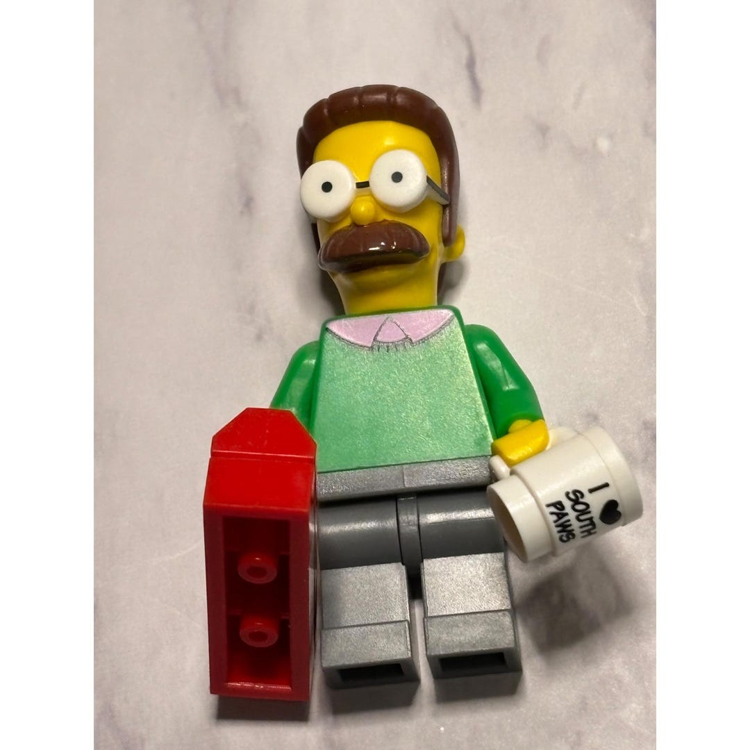 Lego Minifigures Series the Simpsons Ned Flanders SIM013 Set 71005 ...