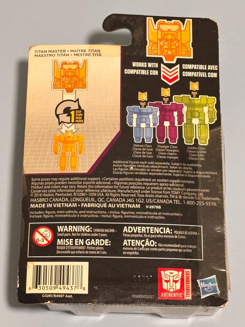 Transformers Titans Return DECEPTICON FANGRY Sealed on Card 2016 New - Etsy